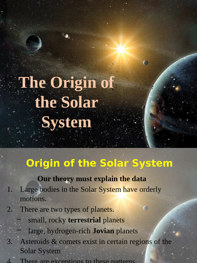 Solar System Formation | PDF | Formation And Evolution Of The Solar ...