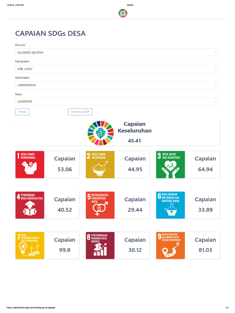 SDGS | PDF