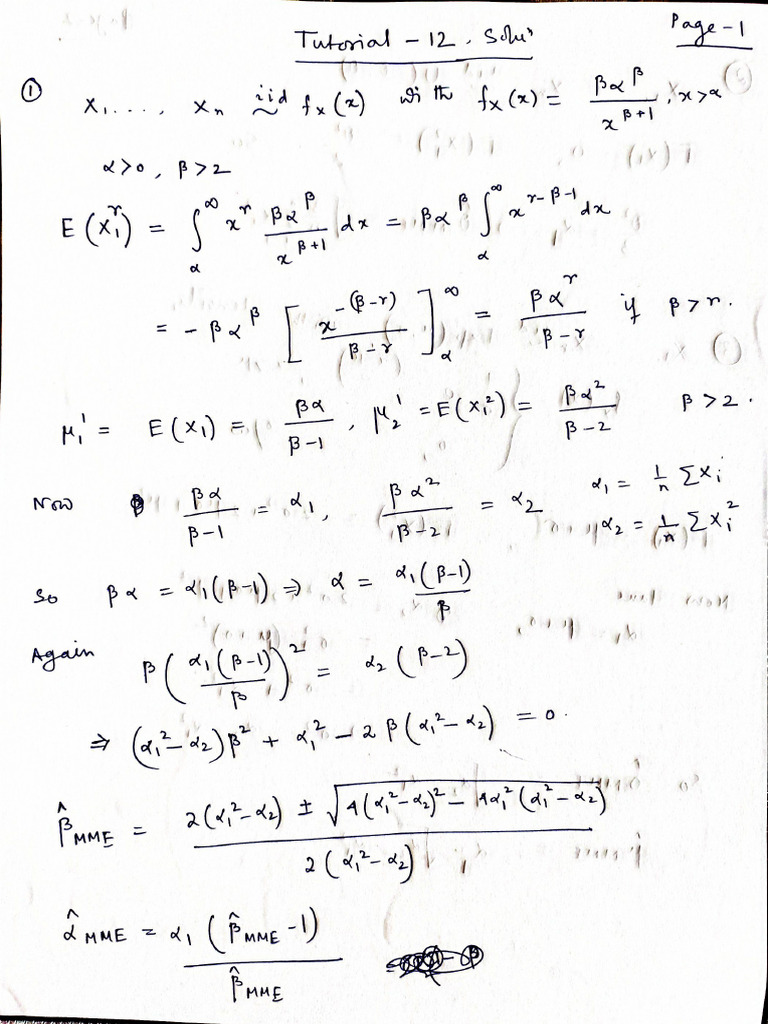 Tutorial 12 Sol | PDF