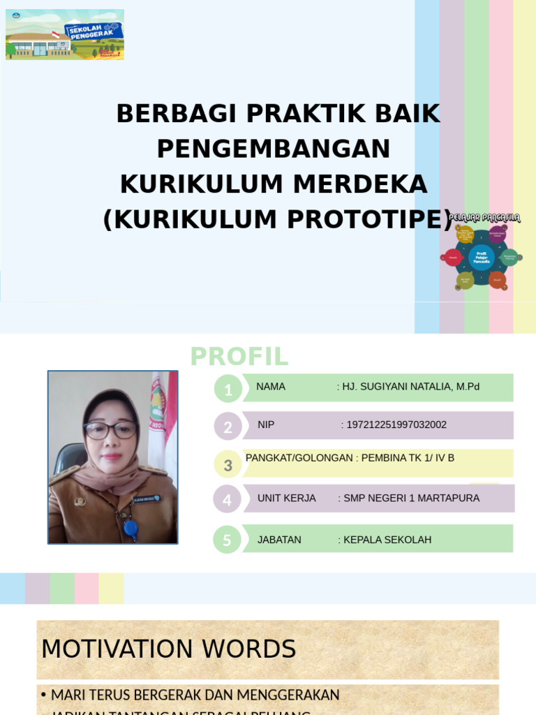 Praktik Baik Kurikulum Merdeka SMP | PDF