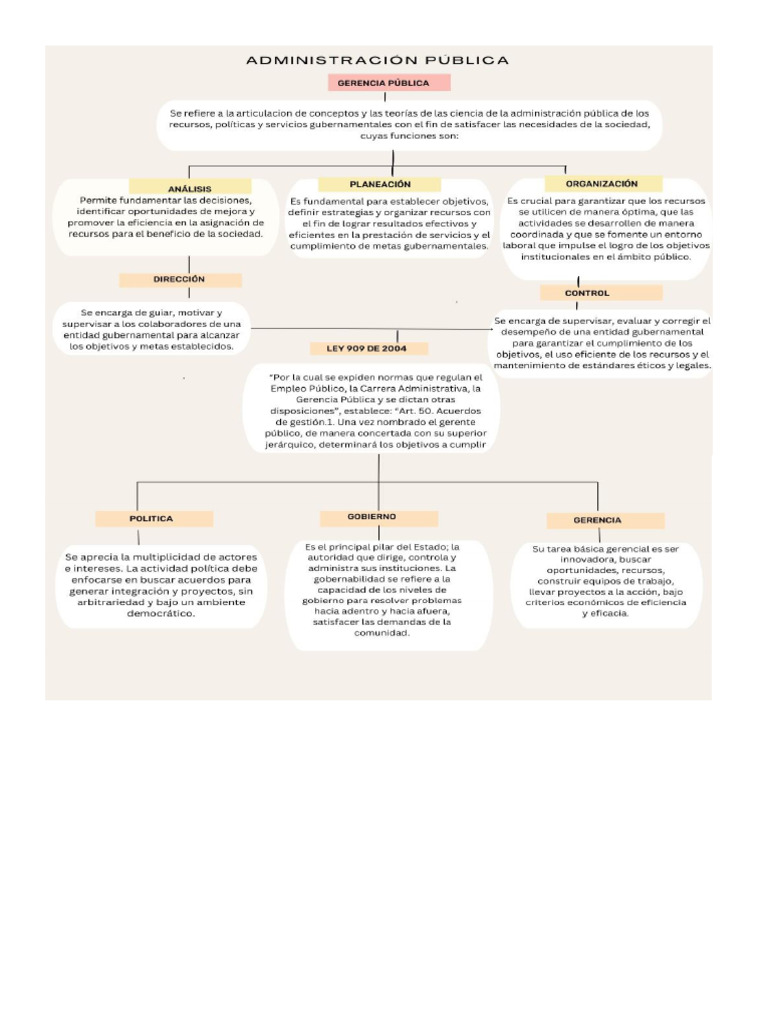 Mapa Conceptual Gestion Publica | PDF