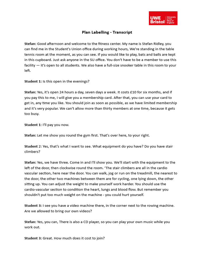 02 Transcript - Plan Labelling | PDF