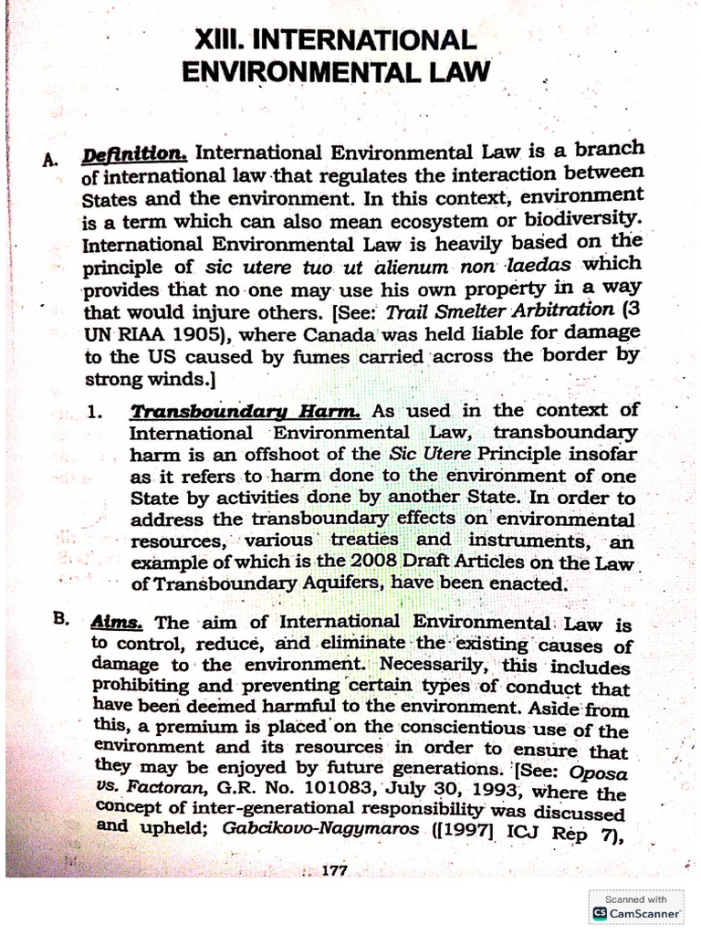 International Environmental Law | PDF