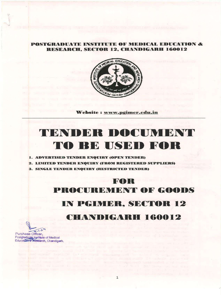 Tendernotice_1 (1) | PDF