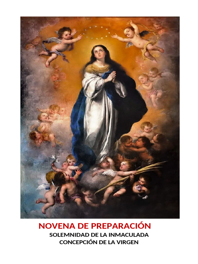 NOVENA DE LA INMACULADA CONCEPCIÓN | PDF | María, madre de Jesús | eucaristía