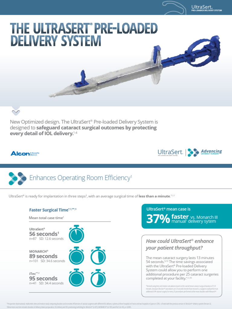 Alcon UltraSert 0618 Supply | PDF | Surgery | Medicine