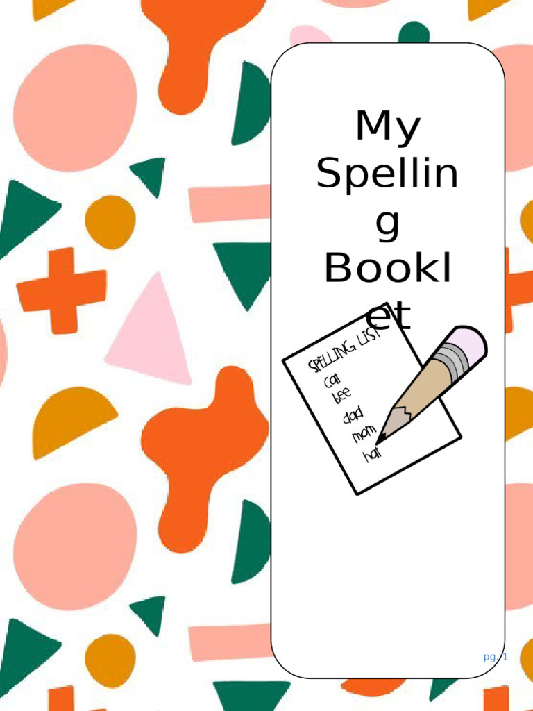 Spelling Practice Workbook Template | PDF