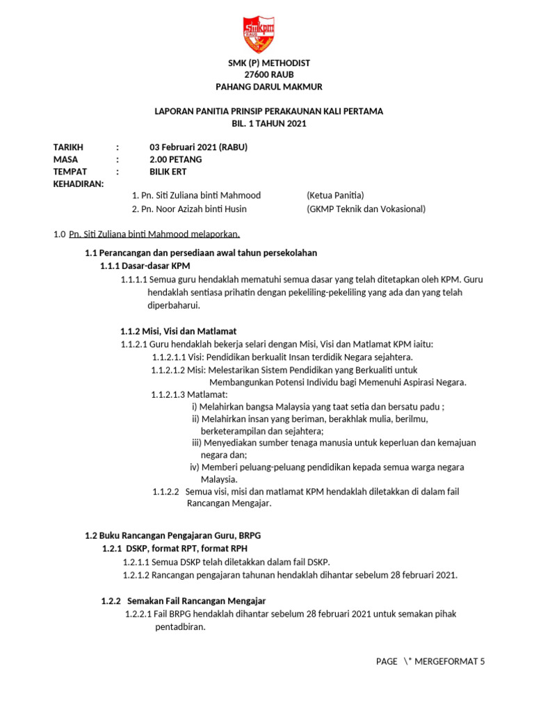 Laporan PA1 2021 | PDF