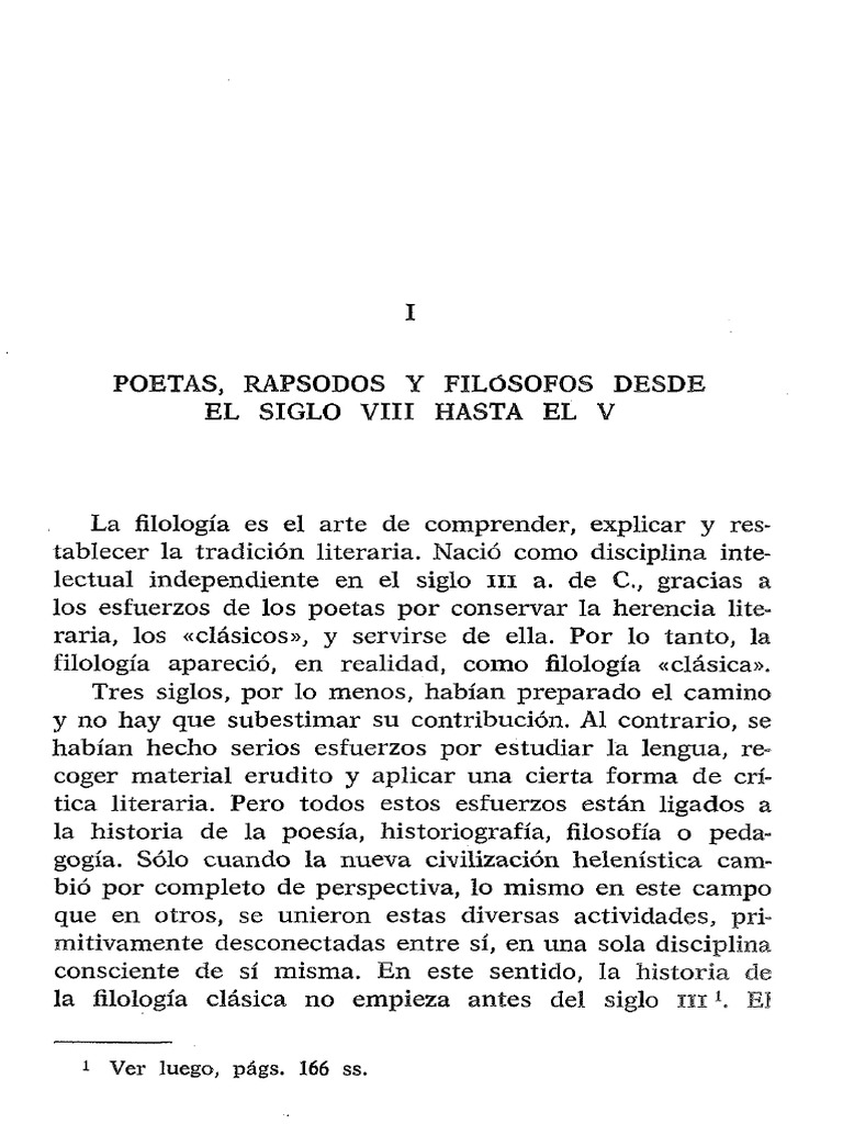 Filología Clásica: Poetas y Filosofía Griega | PDF | Filología | Artes ...
