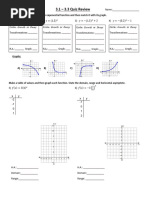 Appc 2.5.a Packet | PDF | Function (Mathematics) | Exponential Function