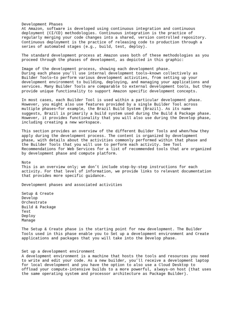 Buildertools and The Development Process | PDF | Integrated Development Environment | Software ...