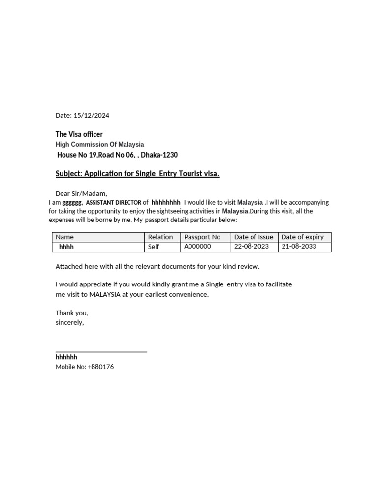 Forward Letter of Thai | PDF