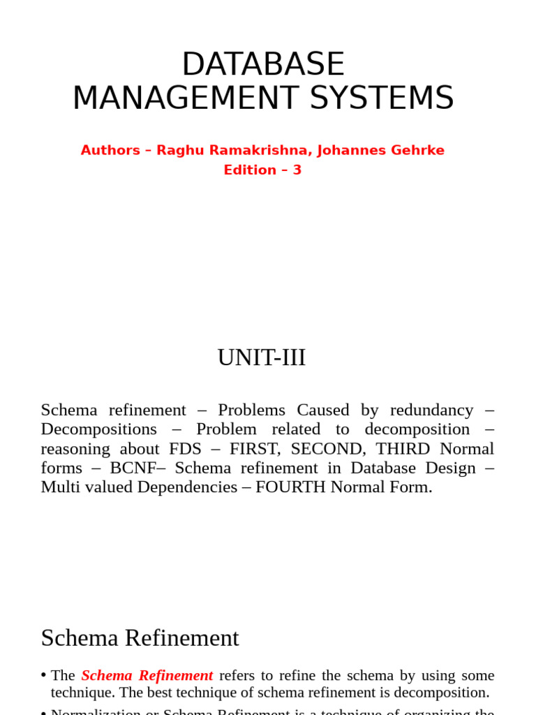 DBMS Unit 3 | PDF | Data Management | Information Retrieval