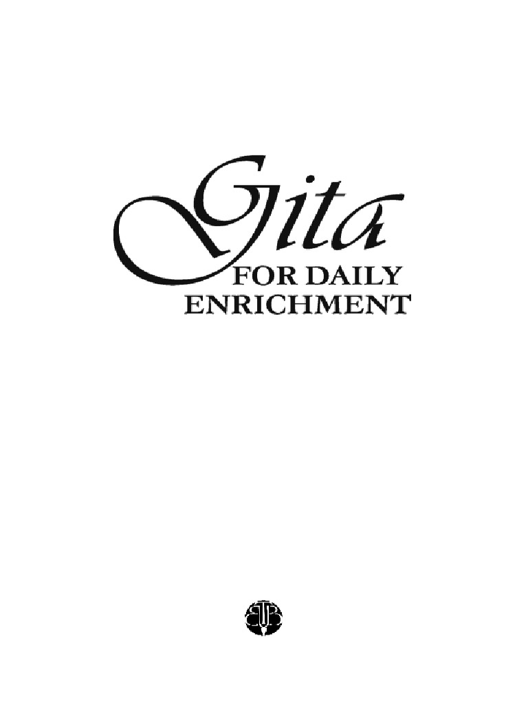 Gita Wisdom for Daily Life Insights | PDF | Bhagavad Gita