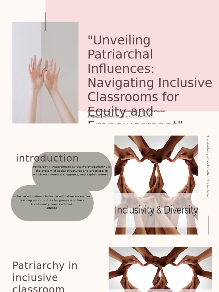 Unveiling Patriarchal Influences: Navigating Inclusive Classrooms For ...
