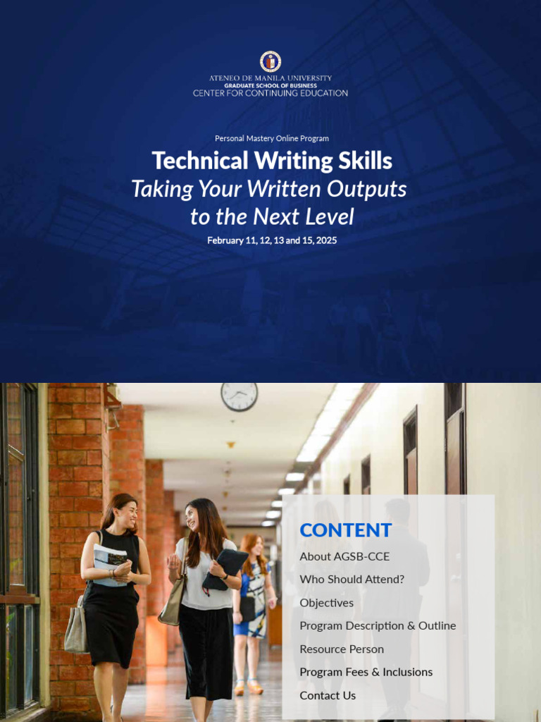 Advanced Technical Writing Course | PDF