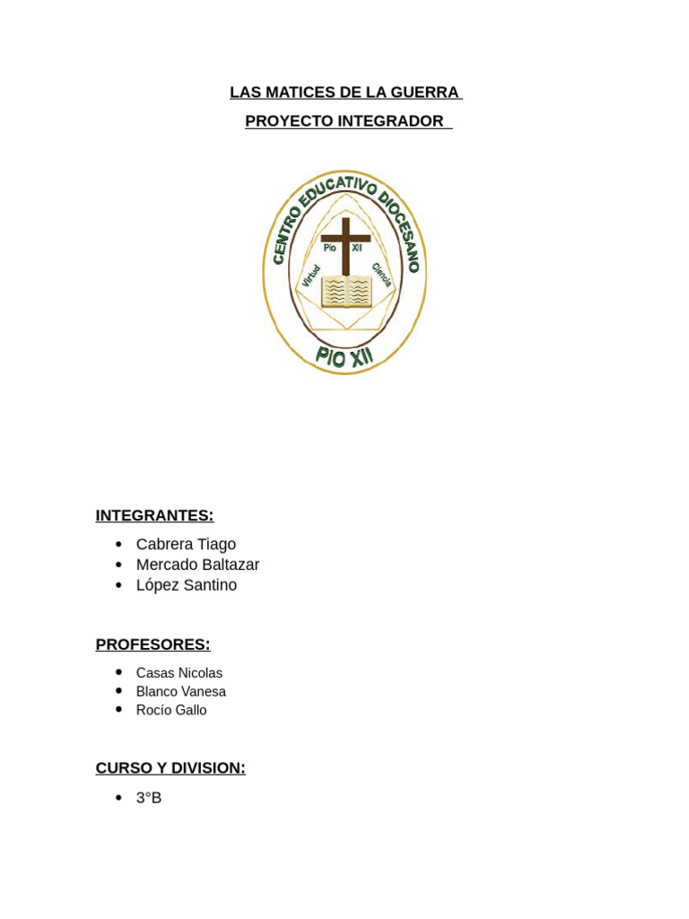 LAS MATICES DE LA GUERRA 3°B López,Cabrera,Mercado Amir (2) | PDF | Gran depresion | Economias