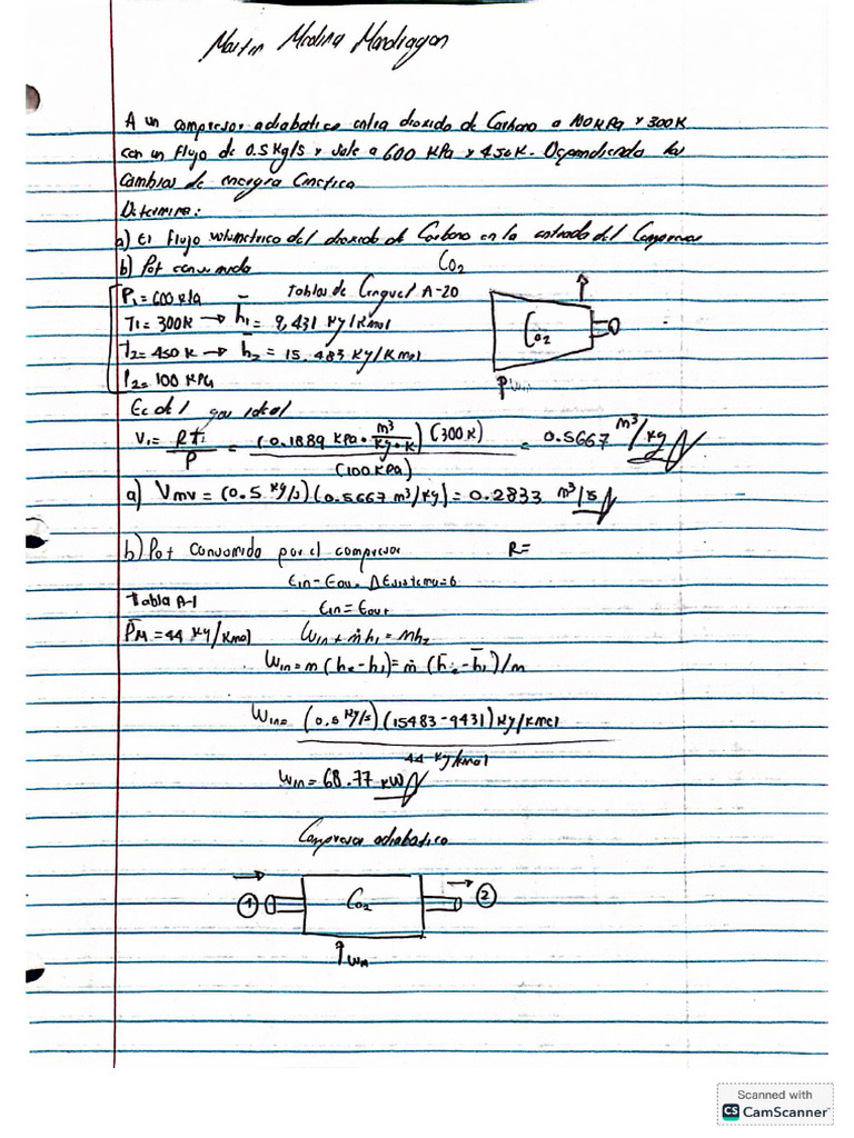 Problema Compresor Martin Medina Mondragon | PDF