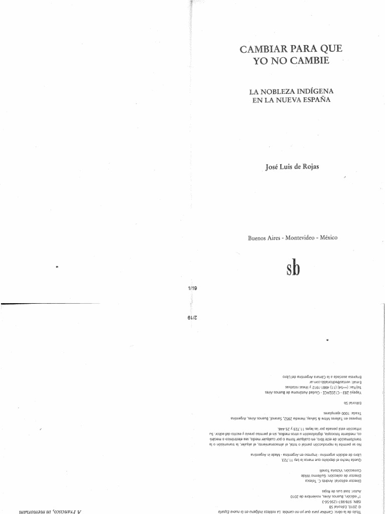 ROJAS, de - Cap 6 El Poder Político Localre Falta | PDF