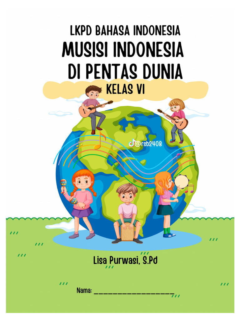 LKPD Bindo Kelas Vi - Musisi Indonesia Di Pentas Dunia | PDF