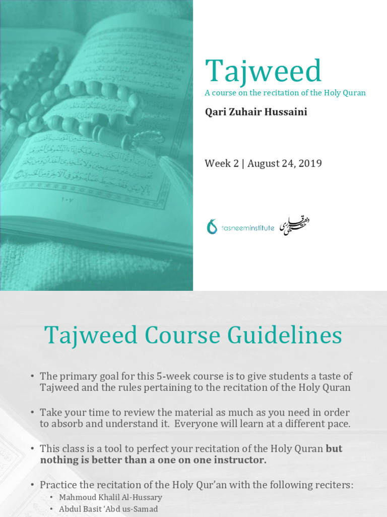 Rules of Tajweed | PDF | Quran | Islam
