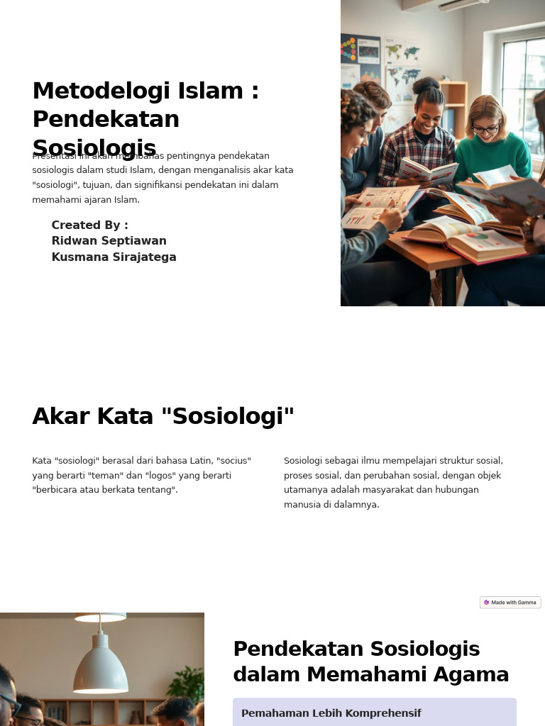 Metodelogi Islma P7 | PDF