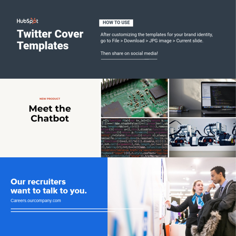 Customizable Twitter Cover Templates | PDF