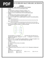 10th Std Maths One Mark Questions PDF | PDF | Mathematics | Algebra