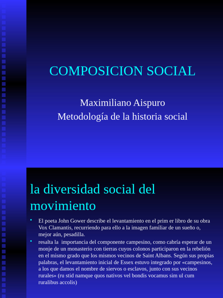 Composicion Social | PDF