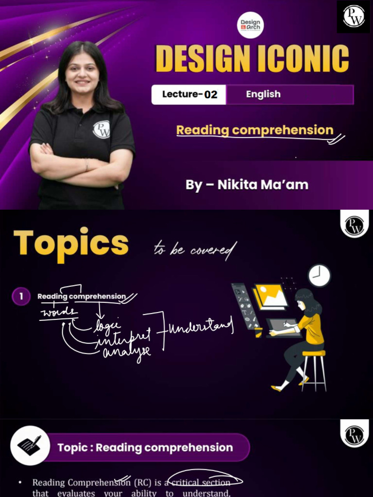 English 02 - Class Notes - Design Iconic Pro 2025 Batch | PDF