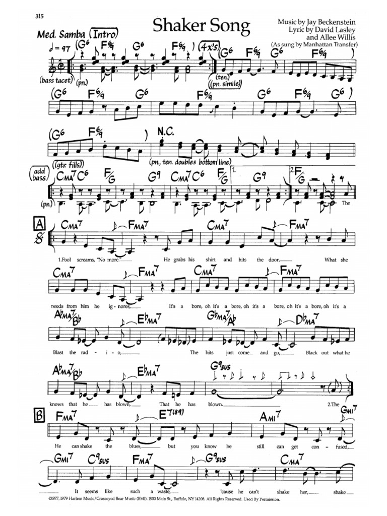 IC Shaker Song C | PDF