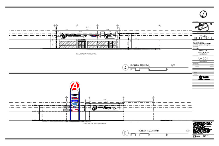 FA VLL - PAZ - A204 - Fachadas | PDF