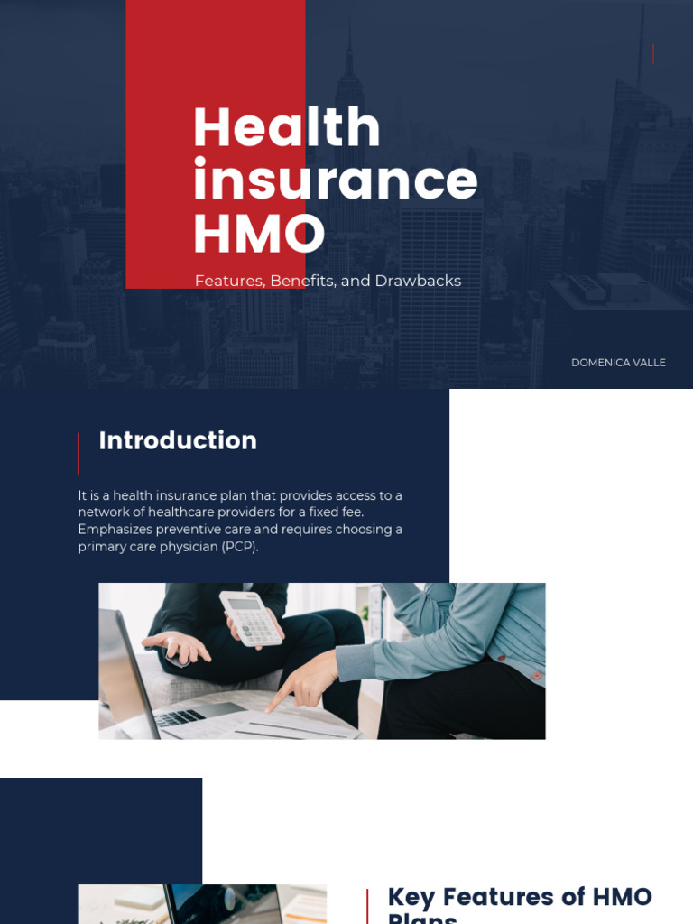 HMO Health Insurance: Features & Benefits | PDF