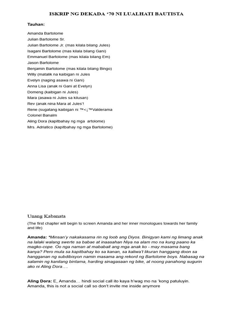 21st Film Script | PDF