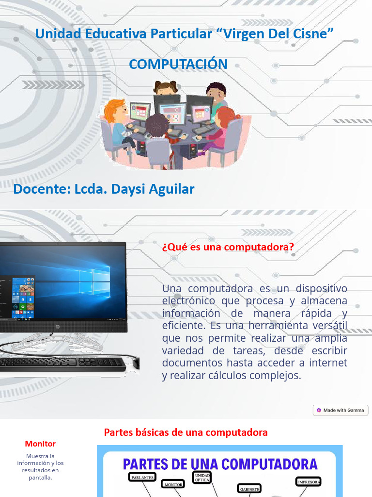 Introducción a la Computadora y sus Partes | PDF