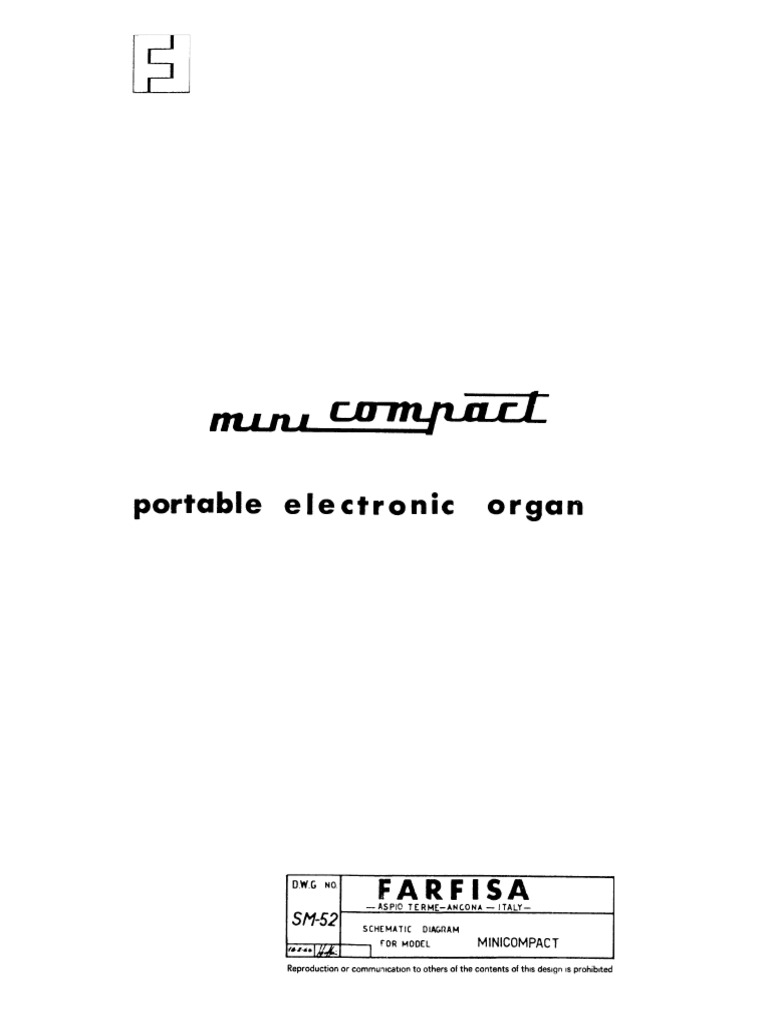 Farfisa Mini Compact | PDF