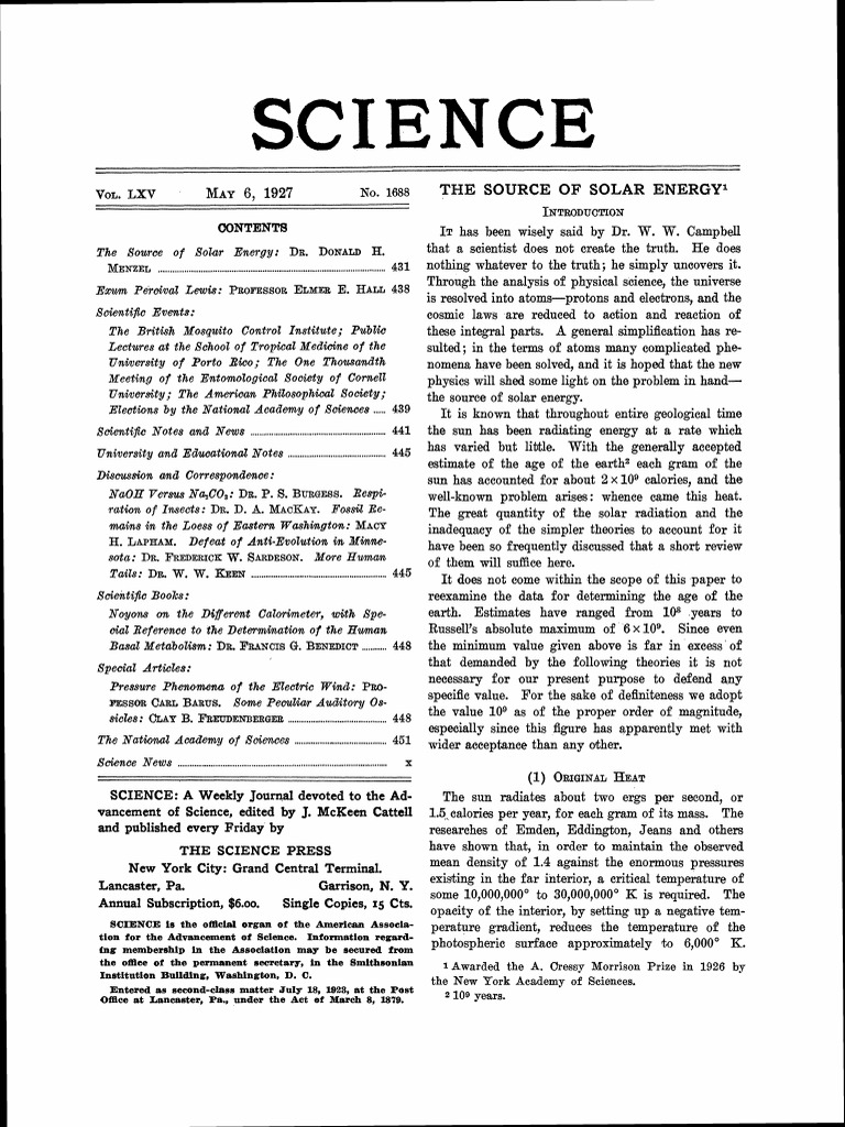 The Source of Solar Energy | PDF | Stars | Sun