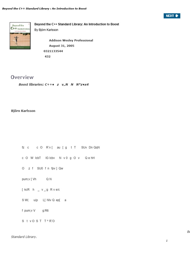 超越C 标准库：Boost库导论Beyond the C Standard Library Boost中文版 | PDF | C++ | Boolean Data Type