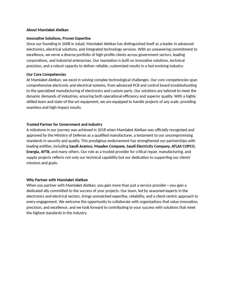 Abous Us Content | PDF