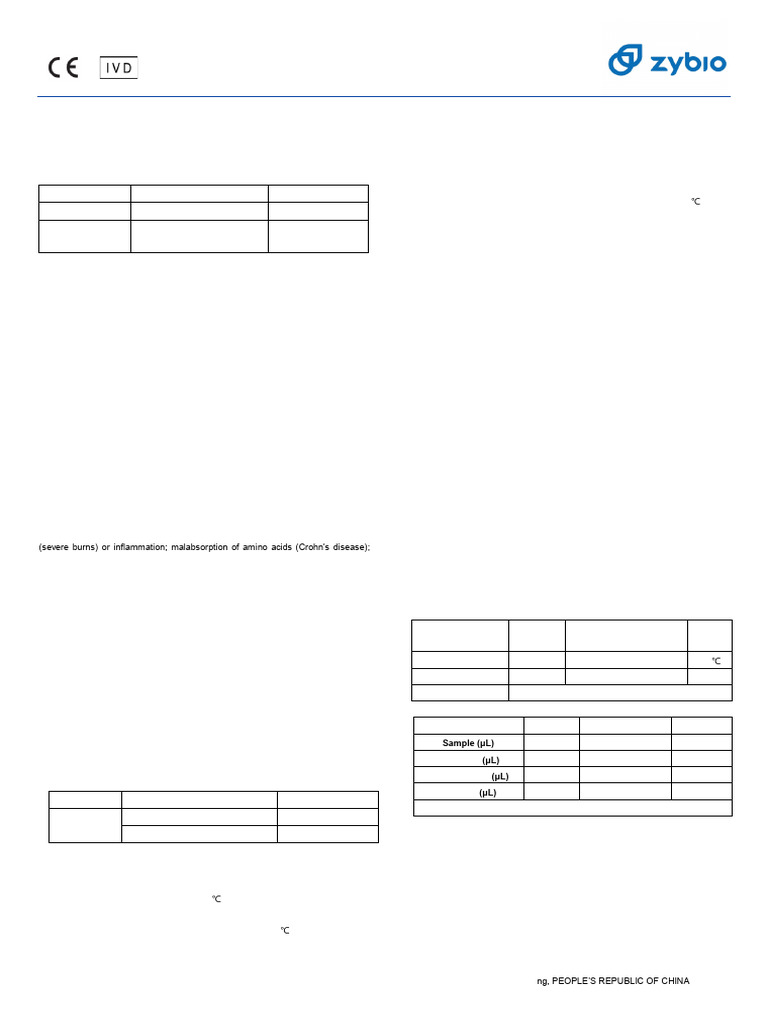 Albumin Kit Instructions for Use | PDF | Medical Specialties | Clinical ...