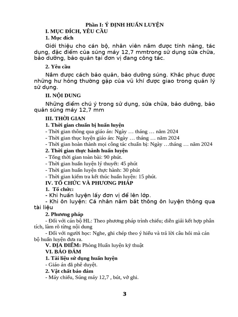 Ke hoach bai giang | PDF