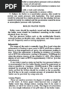 Boiler Water Treatment Drew Marine | PDF | Water | Alkalinity