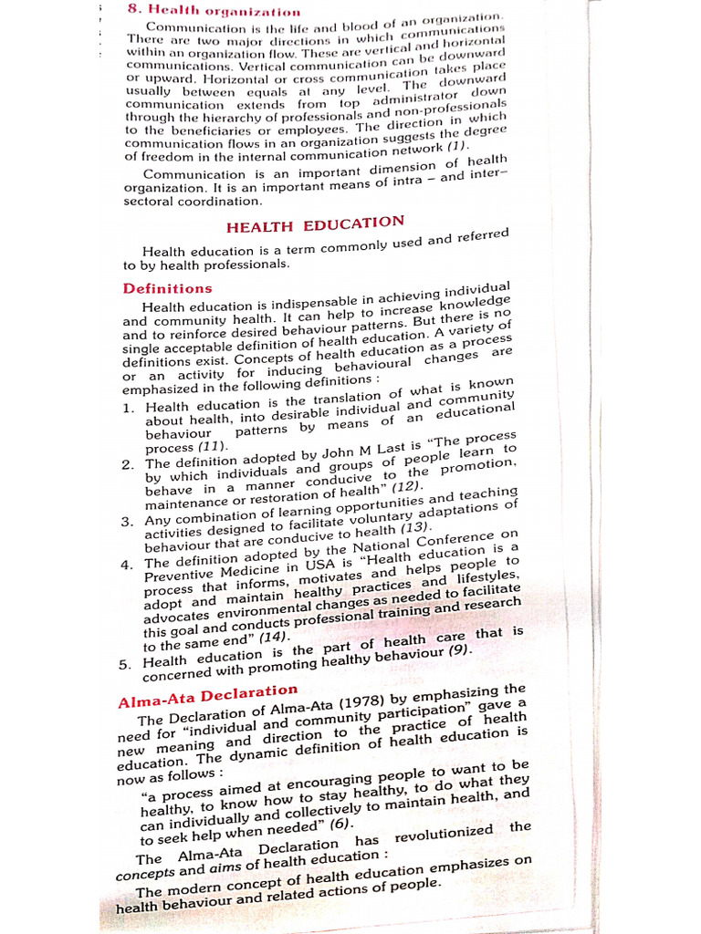 Health and Education | PDF