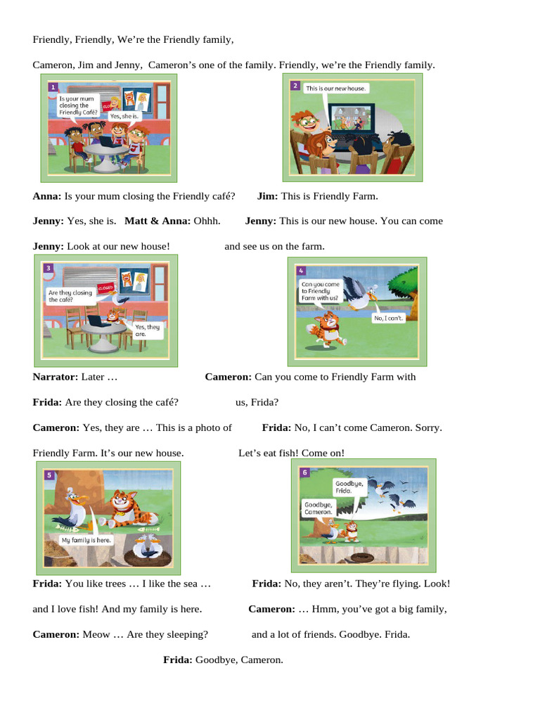 PU0 U8 The Friendly Family | PDF