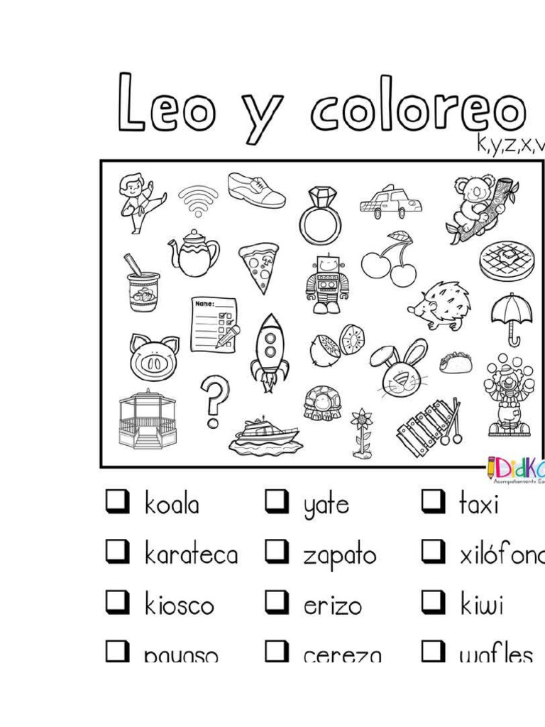 Lectura y Coloreado | PDF