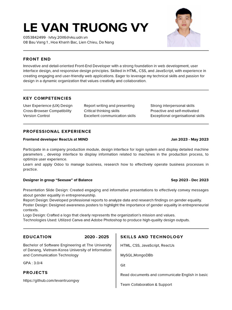 CV (3) | PDF | Web Development | Software Engineering