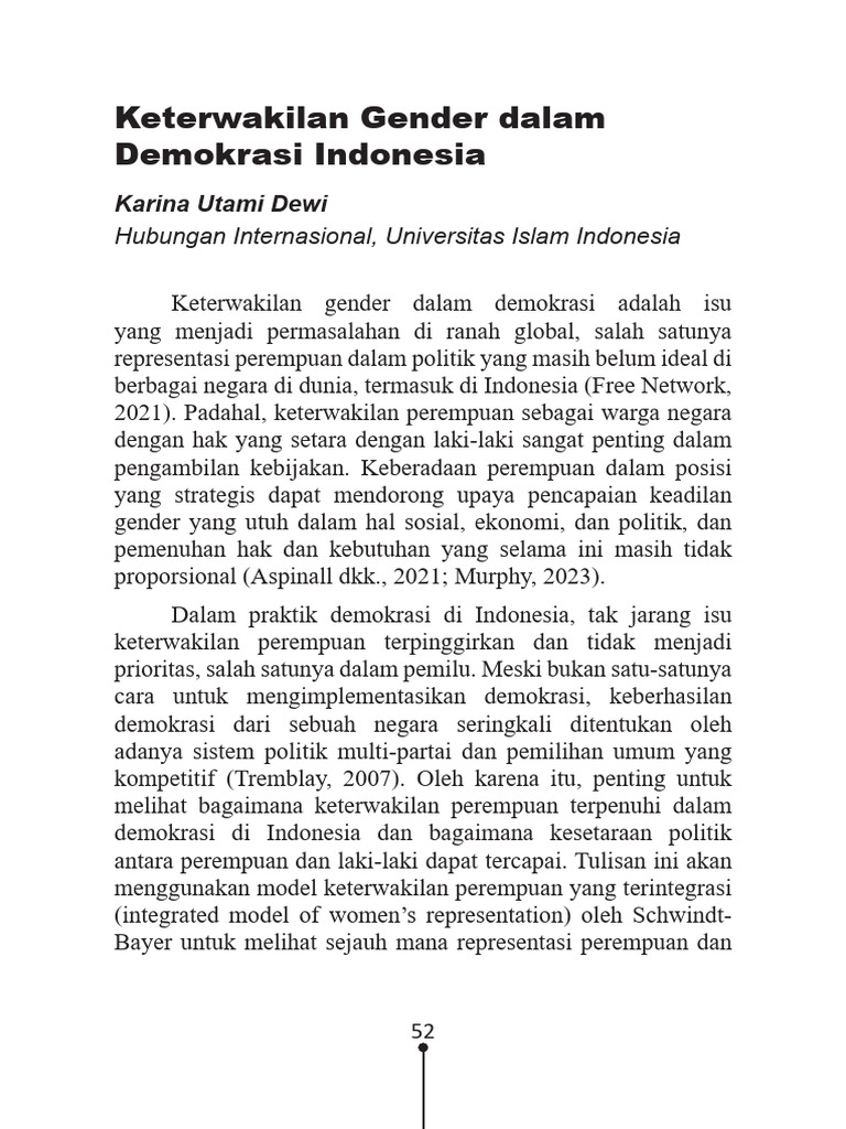 Buku Islam Indonesia 2024 - Chapter Karina | PDF