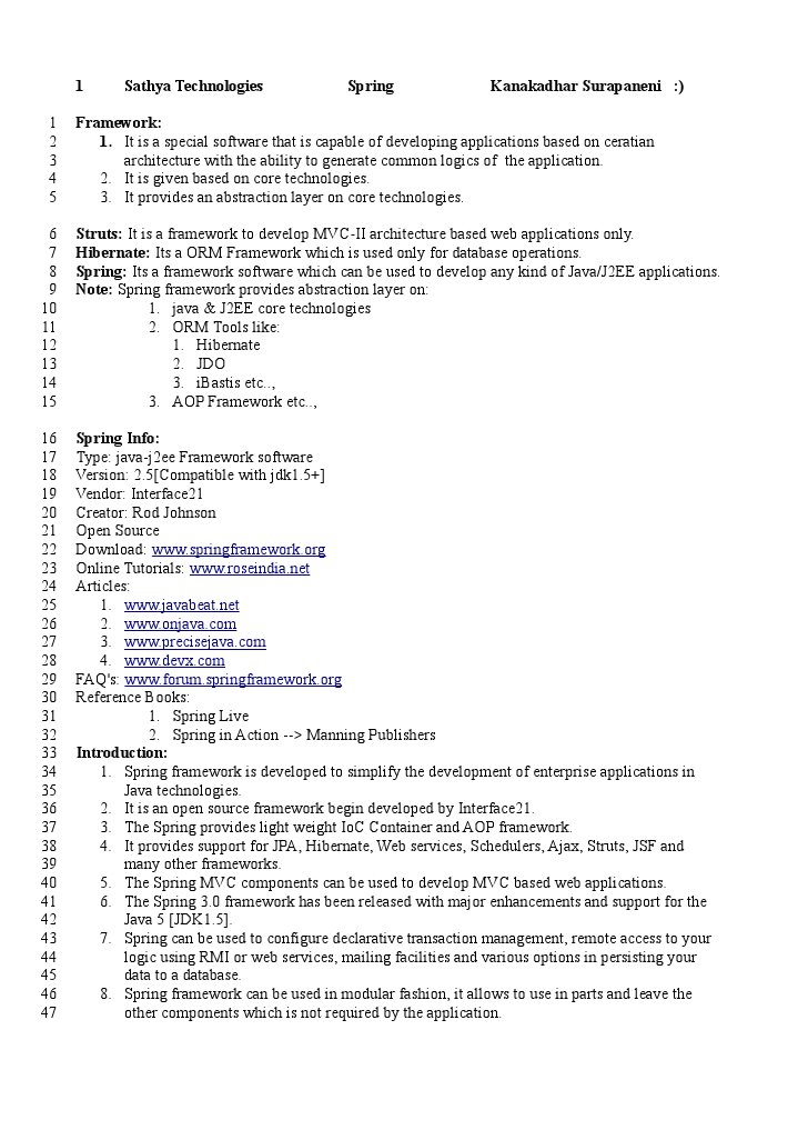 Spring Examples | Download Free PDF | Spring Framework | Constructor (Object Oriented Programming)