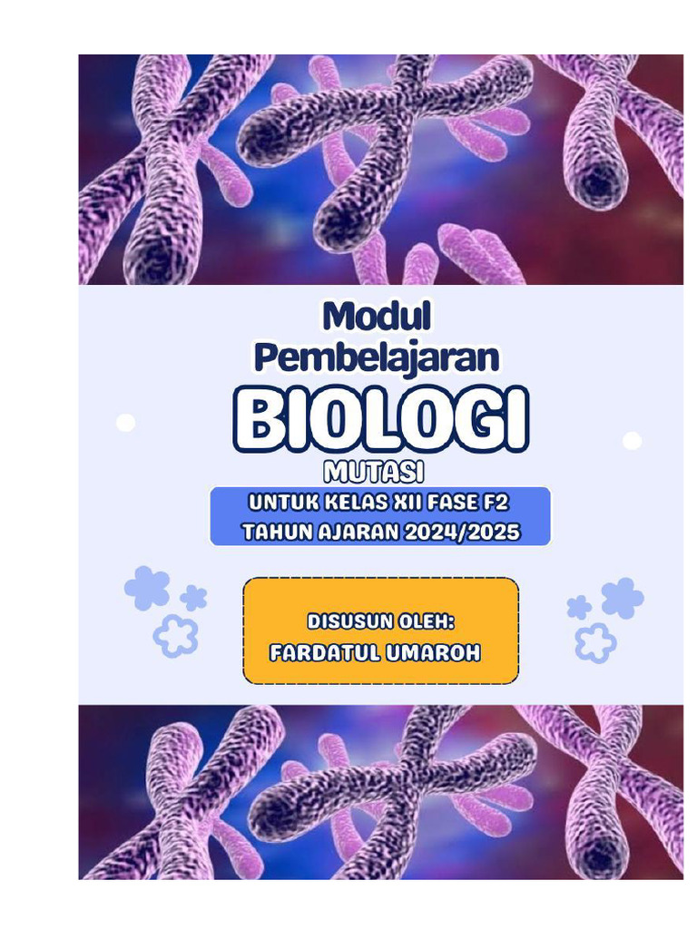 Modul Ajar Mutasi Fase F2 | PDF