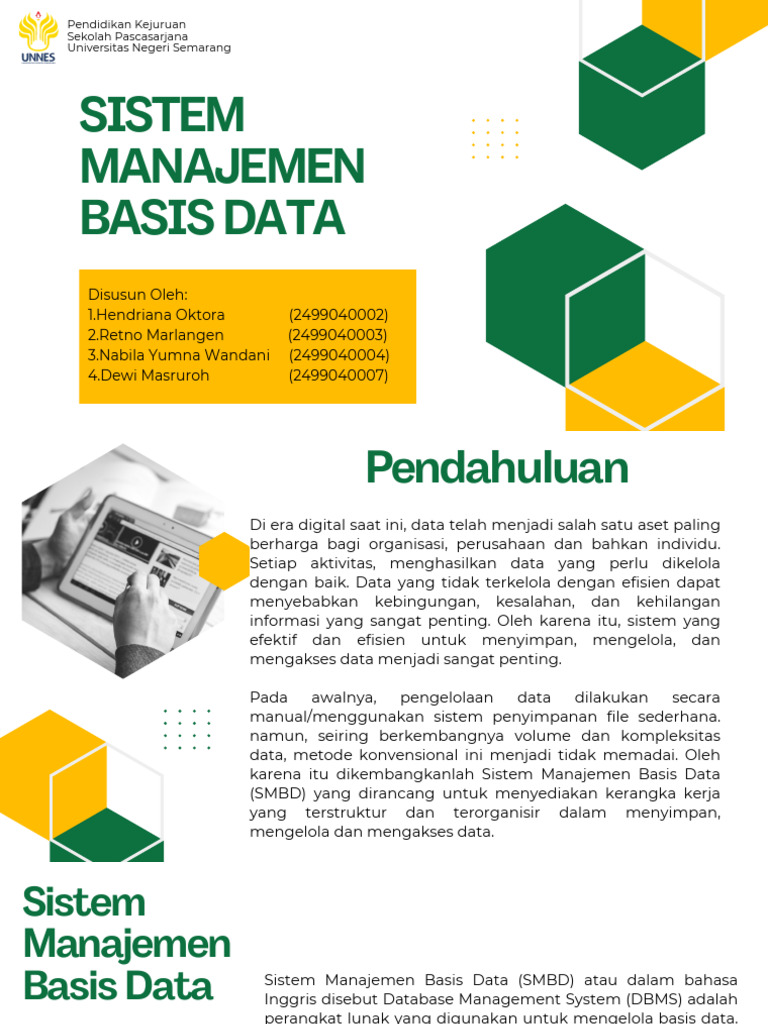 Sistem Manajemen Basis Data | PDF